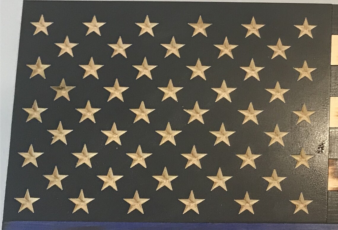 Thin Blue Line Wood Flag Police Blue Line Flag Wooden - Etsy