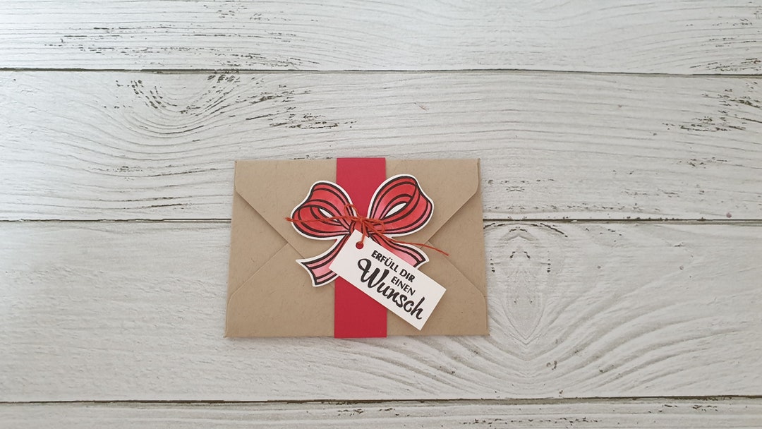 Voucher Packaging / Cash Gift / Birthday / Christmas - Etsy