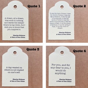 Charles Dickens' A Tale of Two Cities Beaded Bookmark - Other Charms ...