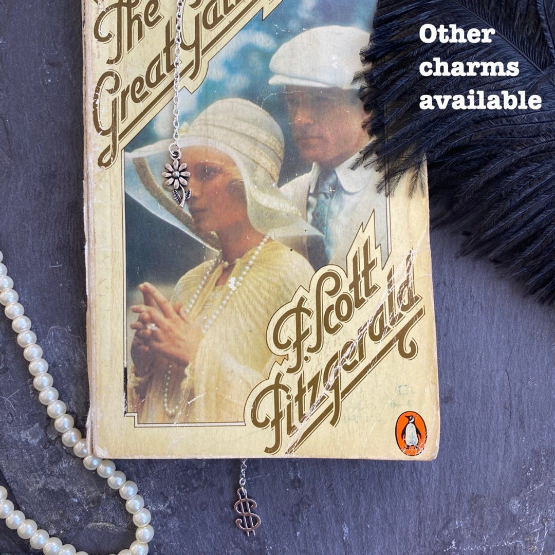 F Scott Fitzgerald's the Great Gatsby Inspired Chain Bookmark With 2 ...