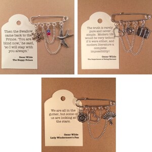 Oscar Wilde Kilt Pin (50 Mm) - Other Short Stories/plays Available - Etsy