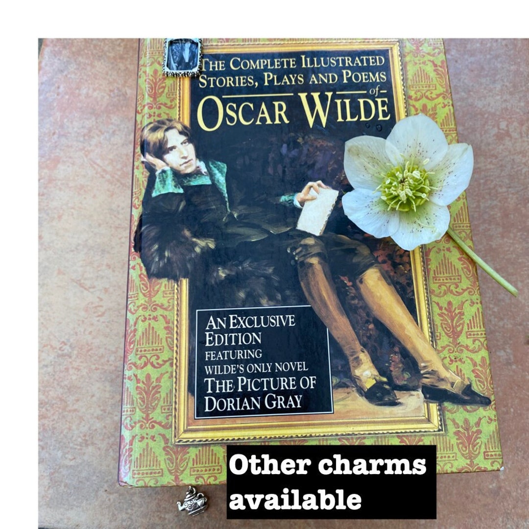 Oscar Wilde Bookmark Inspired Chain Bookmark With 2 Charms of Your ...