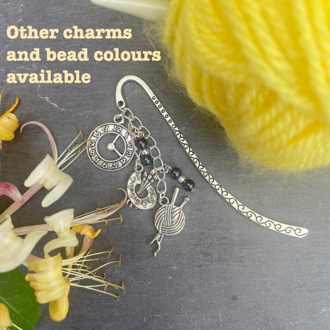 Virginia Woolf Beaded Bookmark - Other Charms and Bead Colours ...
