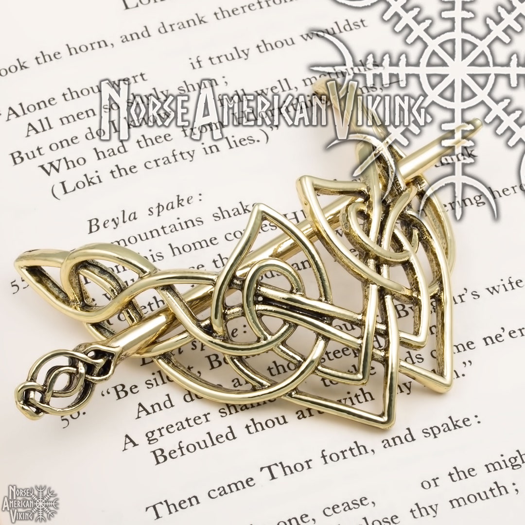 Viking Norse Knot Elven Elf Hair Pin - Etsy