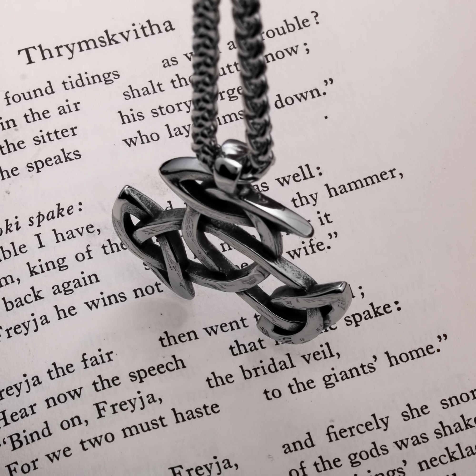 Viking Trinity Knot Stainless Steel Pendant Necklace - Etsy