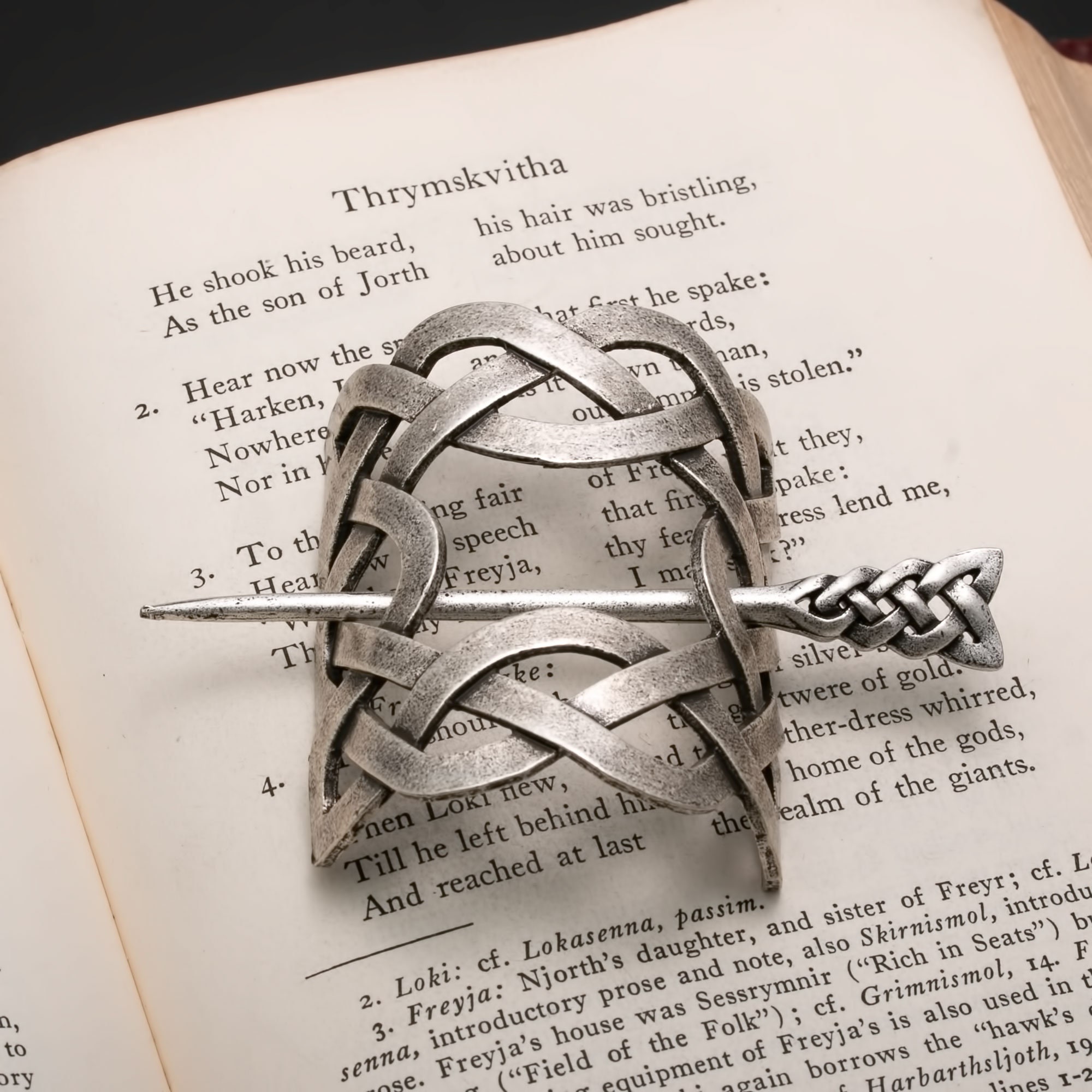 Viking Norse Celtic Hair Pin Open Knot - Etsy