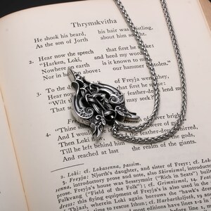 Viking Gungnir Raven Stainless Steel Pendant Necklace - Etsy