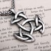 Viking Trinity Knot Stainless Steel Pendant Necklace - Etsy