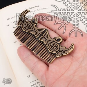 Viking Raven Odin Hair Beard Comb - Etsy