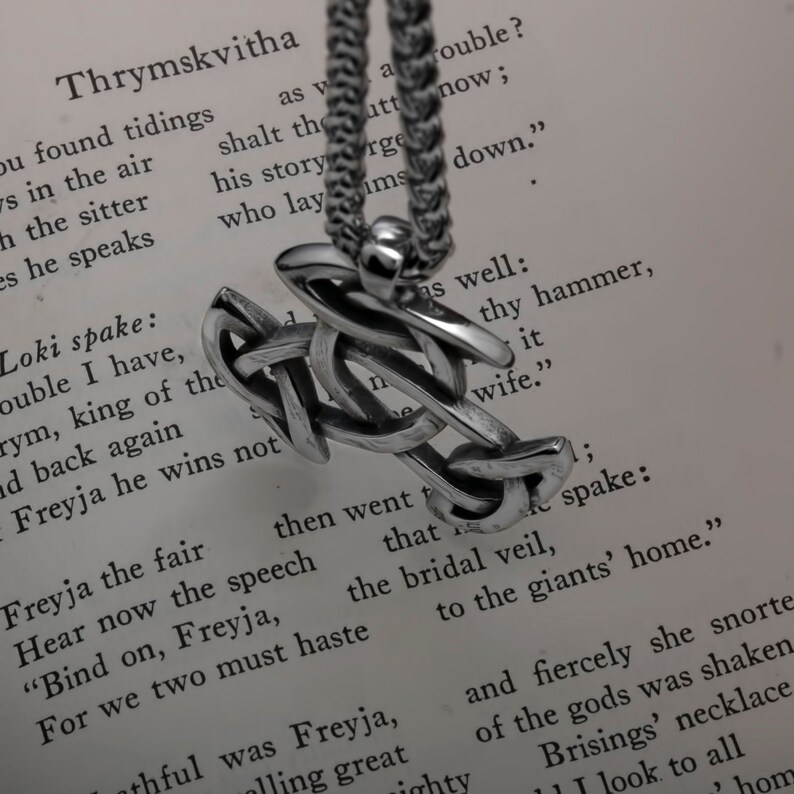 Viking Trinity Knot Stainless Steel Pendant Necklace | Etsy