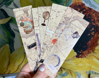 World Map Bookmarks - Etsy