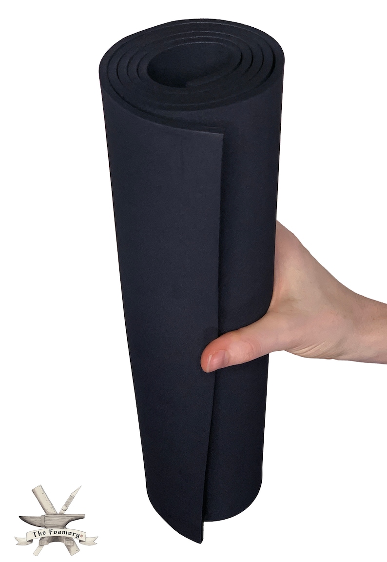 EVA Foam - 1mm to 10mm Thickness Options, 14" X 39" Sheet, Black ...