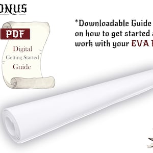 EVA Foam - 5mm Thickness 14" X 39" Sheet, White or Black Options, Ultra ...