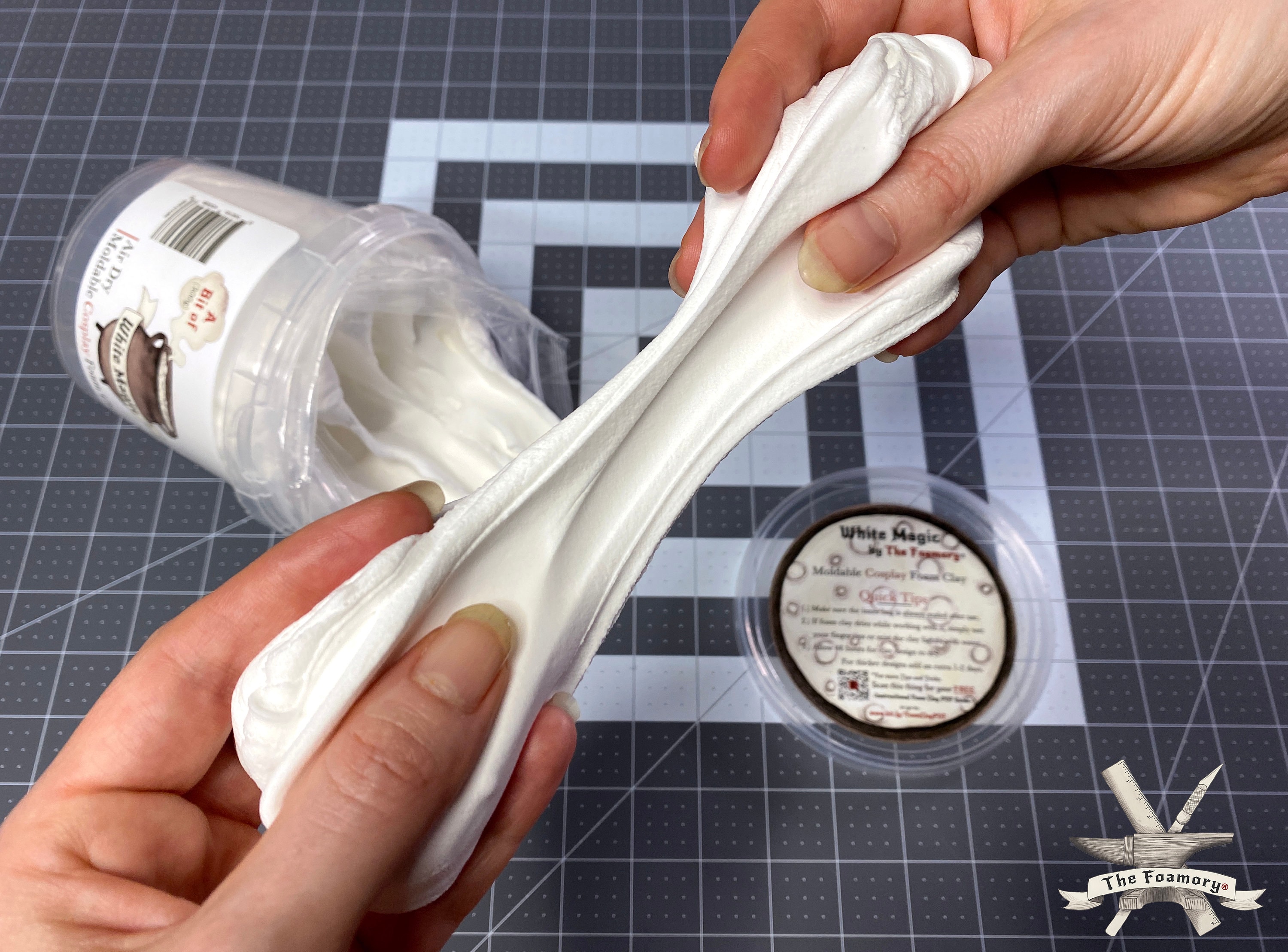 Cosplay Moldable Foam Clay 300g and 900g Pots – Black & White Available ...