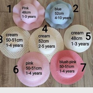 Easter Straw Hat Flower Girl, Purple Floral Tea Party Bonnet, Wedding ...