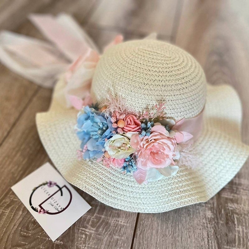 Straw Bonnet - Etsy