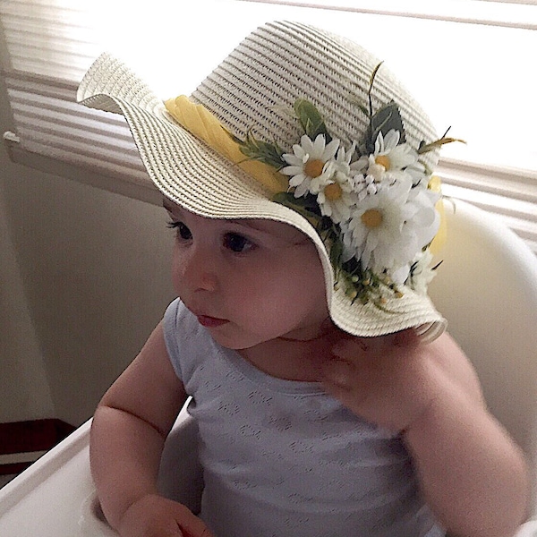 Daisy Sun Hat - Etsy