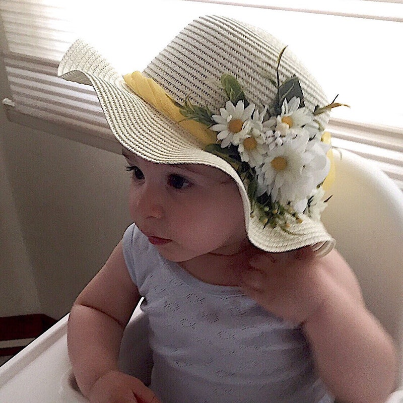 Daisy Sun Hat - Etsy