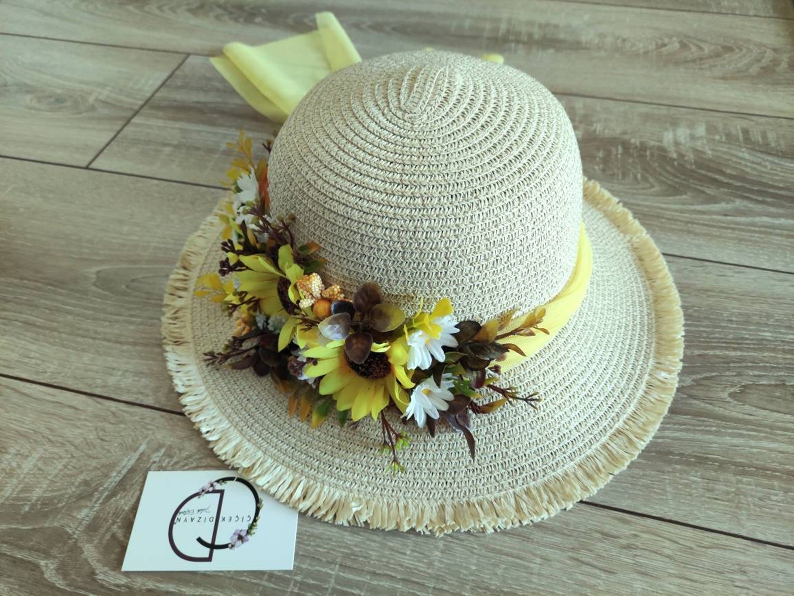 Sunflower Straw Hat: Girls, Toddler, Adult Summer Hat - Etsy