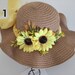 Sunflower Straw Hat: Girls, Toddler, Adult Summer Hat - Etsy