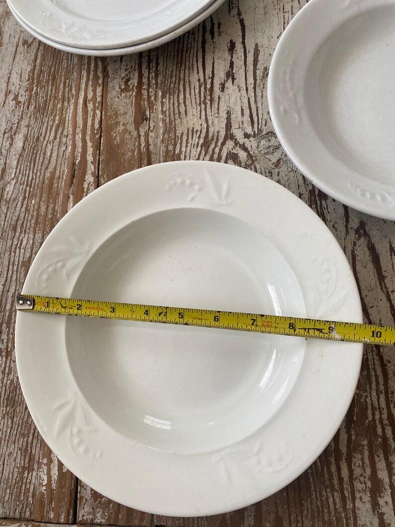 2 Vintage Heavyweight Stamped Ironstone Dishes Bowls Kitchen & Dining ...