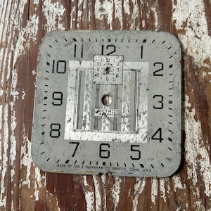 Vintage Metal Clock Face - Etsy