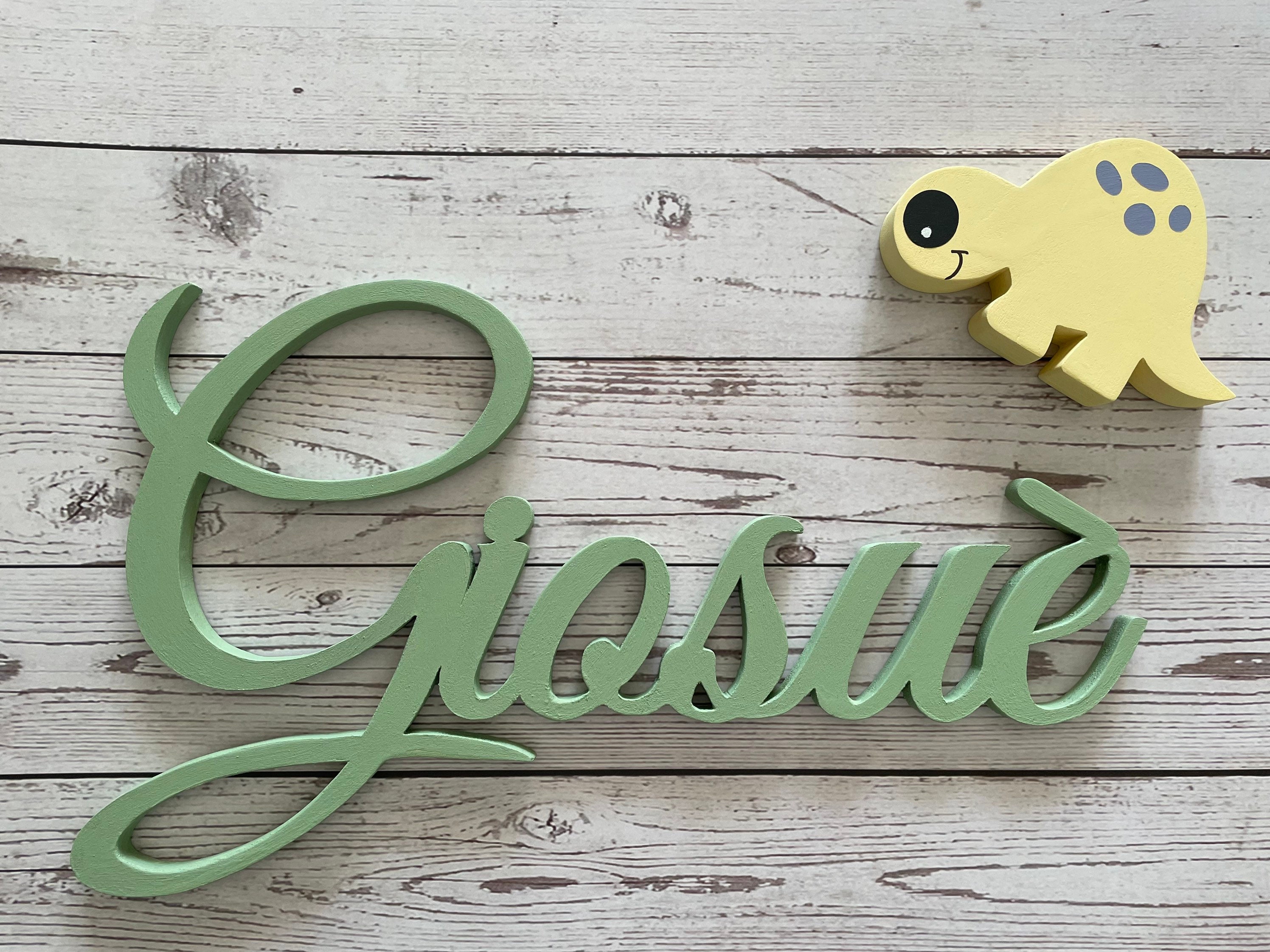 Personalized Wooden Lettering Hand Made Wood Nursery Decor - Etsy