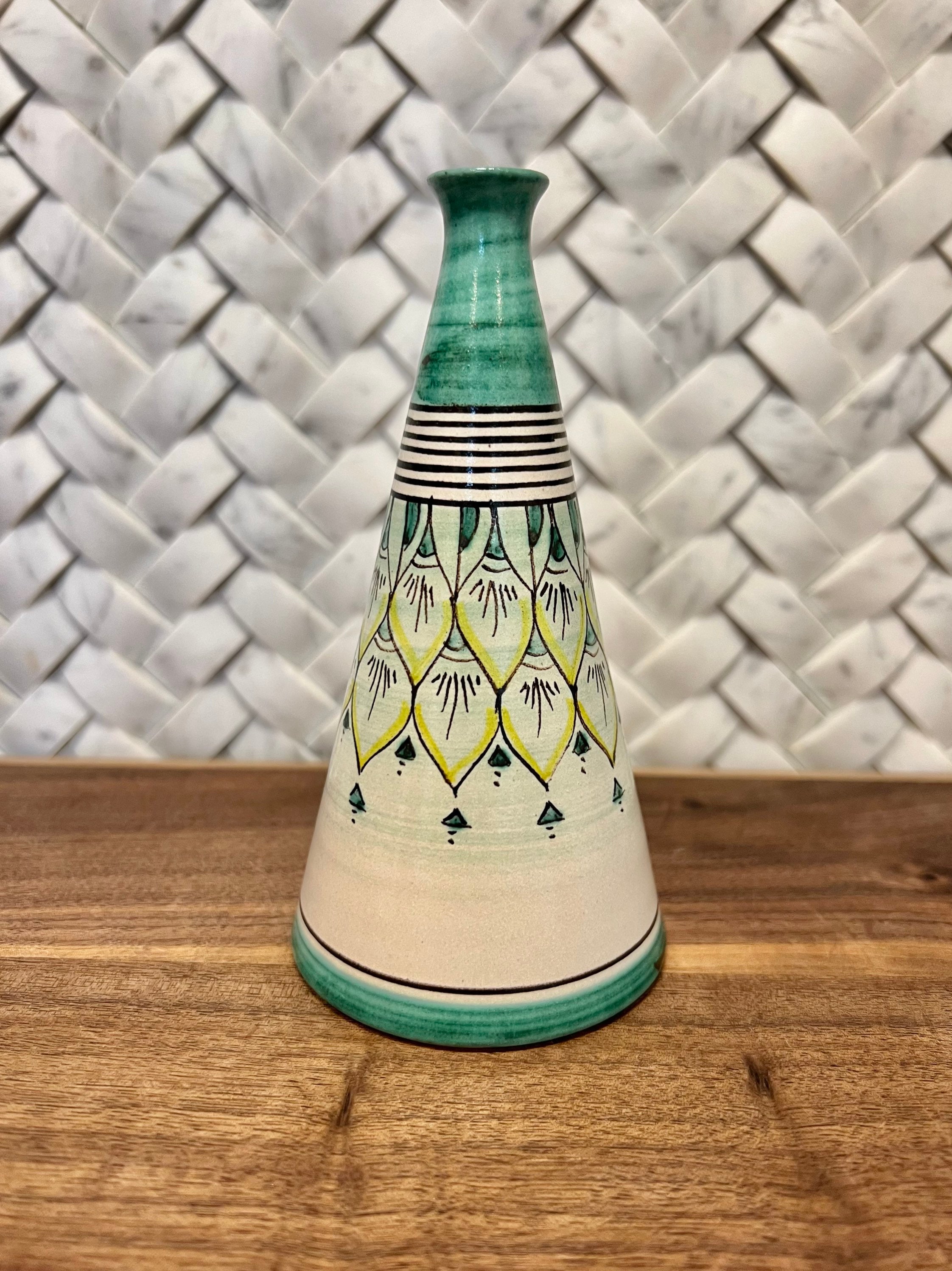 Hand Painted Mille Una Ceramica Amalfi Italian Bud Vase - Etsy