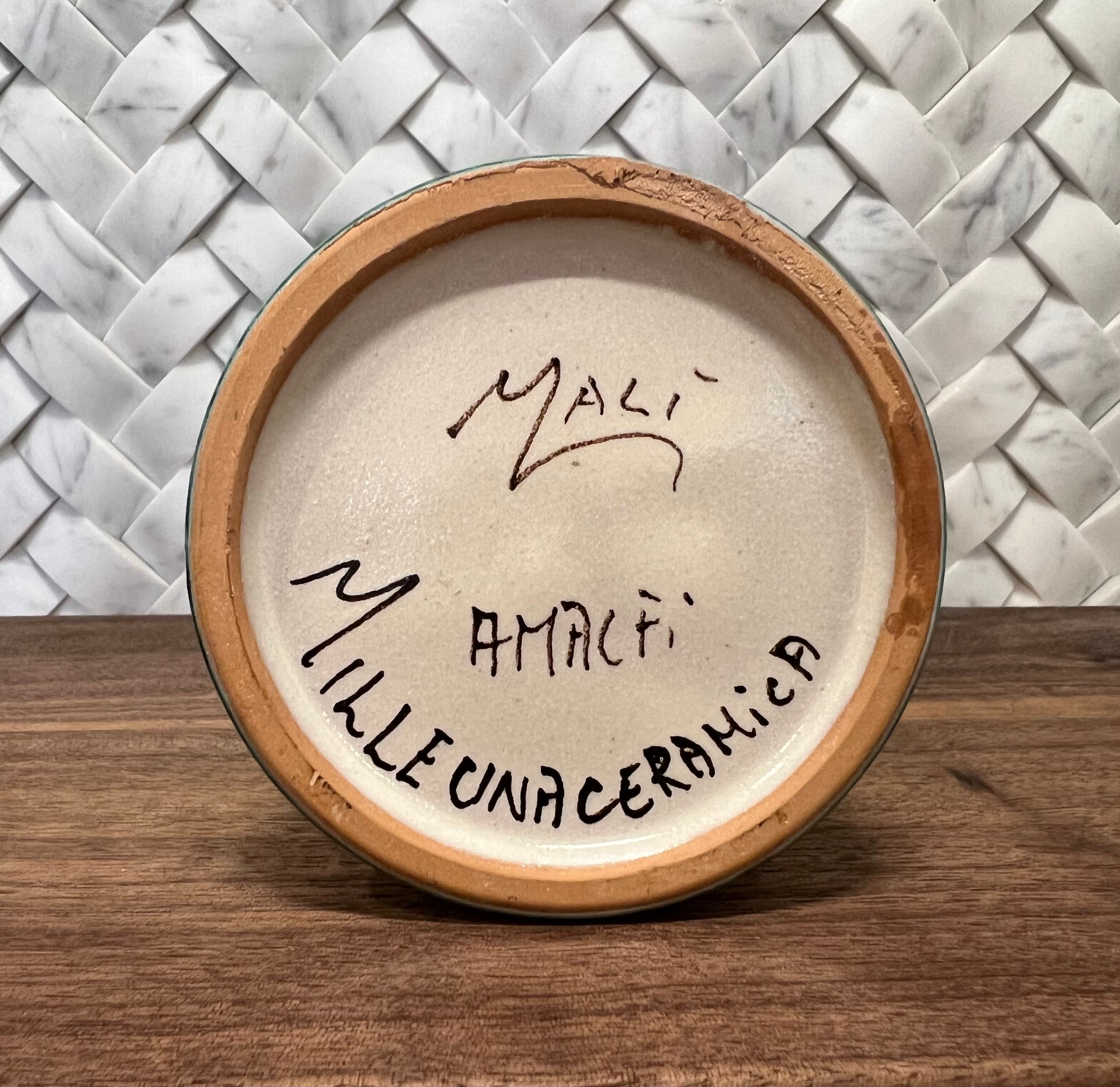 Hand Painted Mille Una Ceramica Amalfi Italian Bud Vase - Etsy