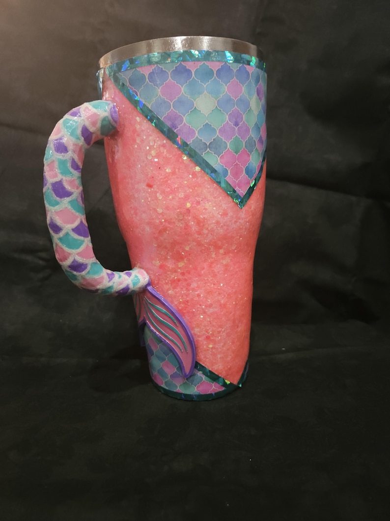 3D Mermaid Handles for Tumbler/cup - Etsy