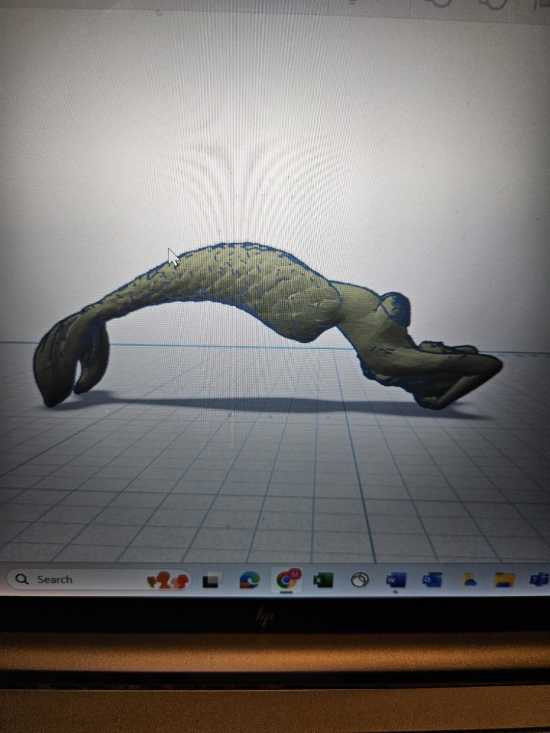 3D STL Digital File Mermaid Handle - Etsy