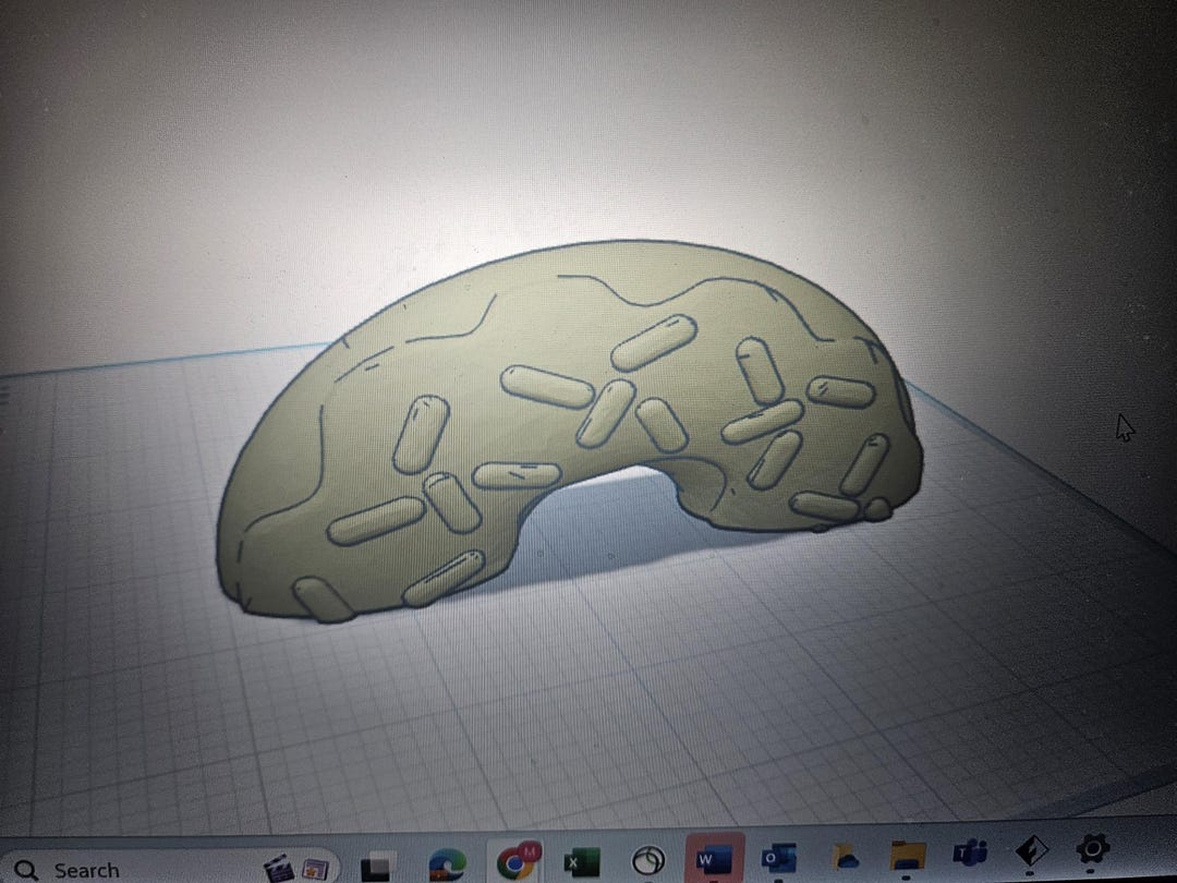 3D STL Digital File for Donut Handle - Etsy