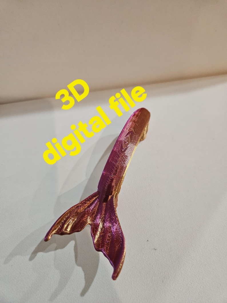 3D STL Digital File Mermaid Handle for Tumbler/cup - Etsy