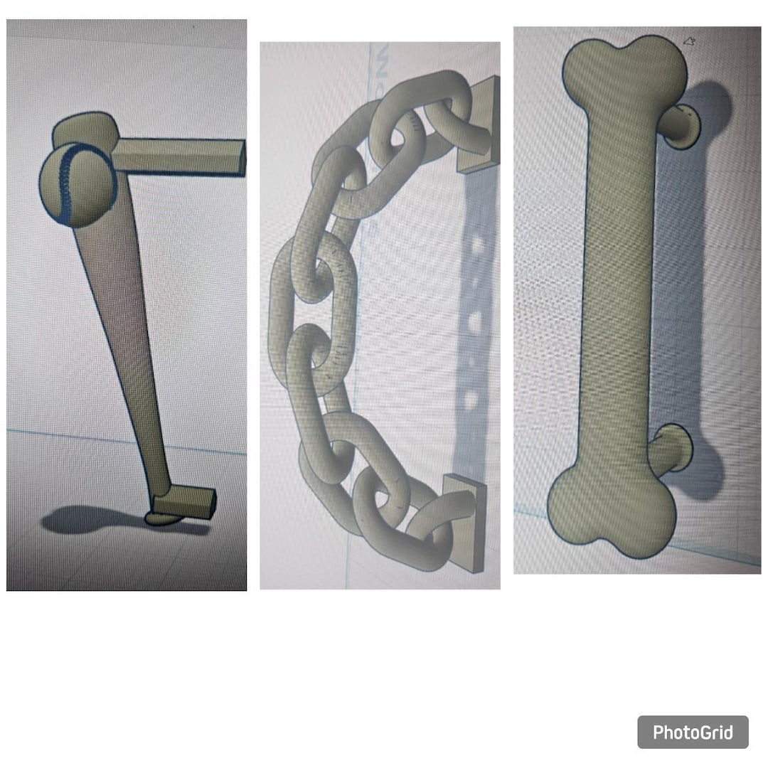 3D Handles for Tumbler (baseball Bat, Chain. Dog Bone) - Etsy