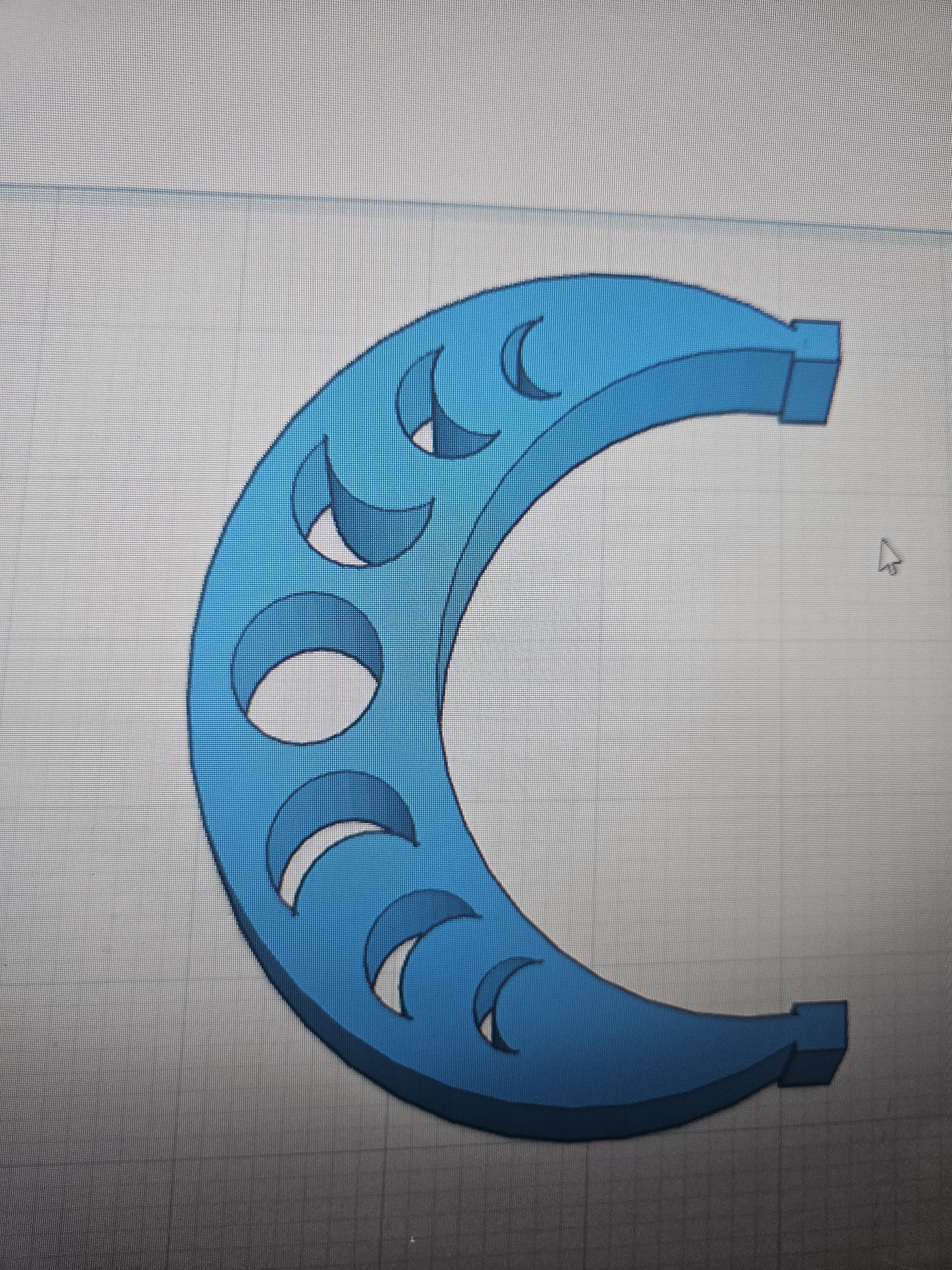 3D STL Digital File for Moon With Moon Phases Handle - Etsy