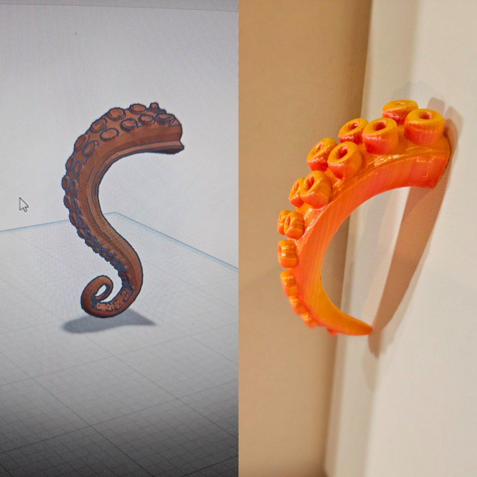 3D Octopus Handle for Tumbler/cup - Etsy