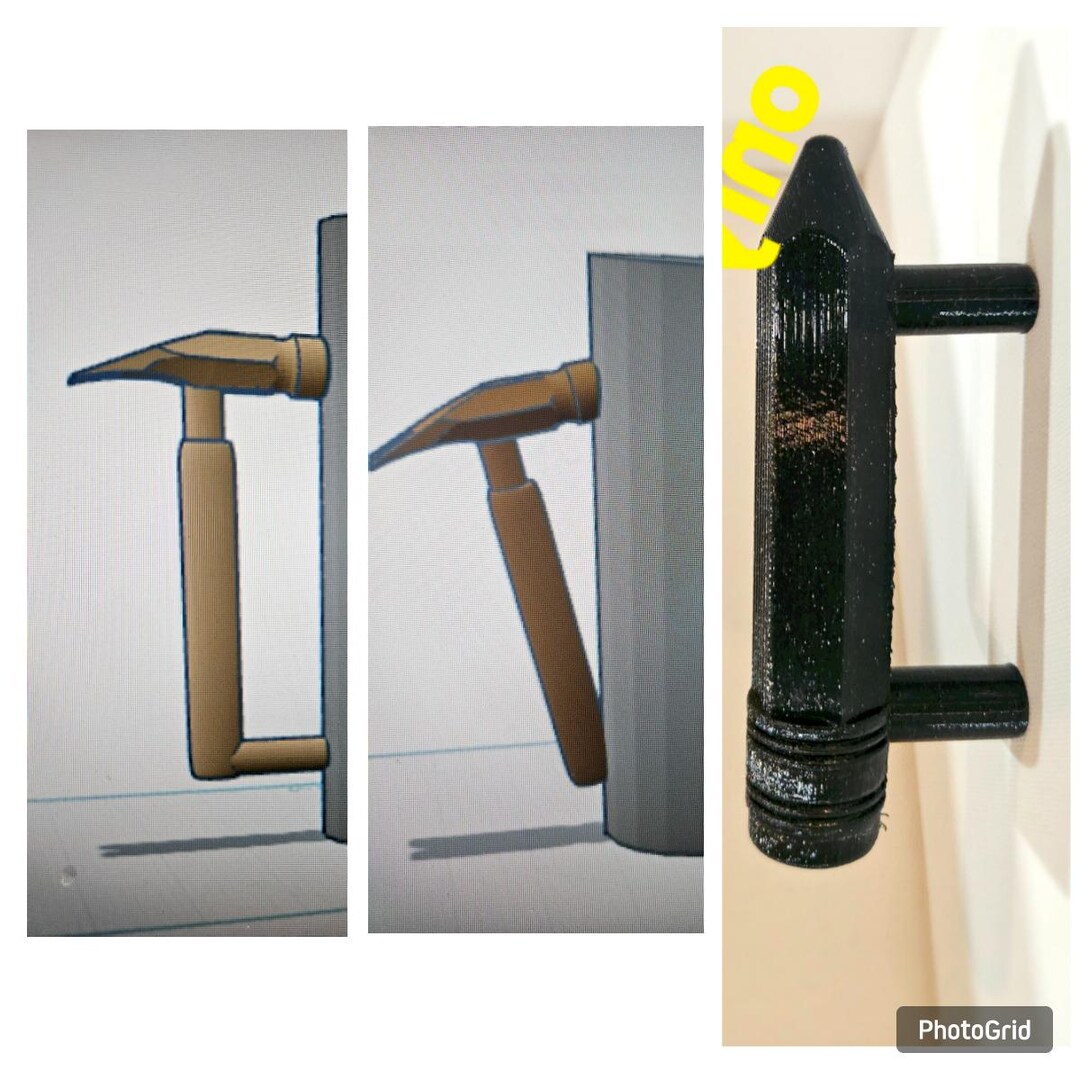 3D Handles (hammer, Pencil) - Etsy