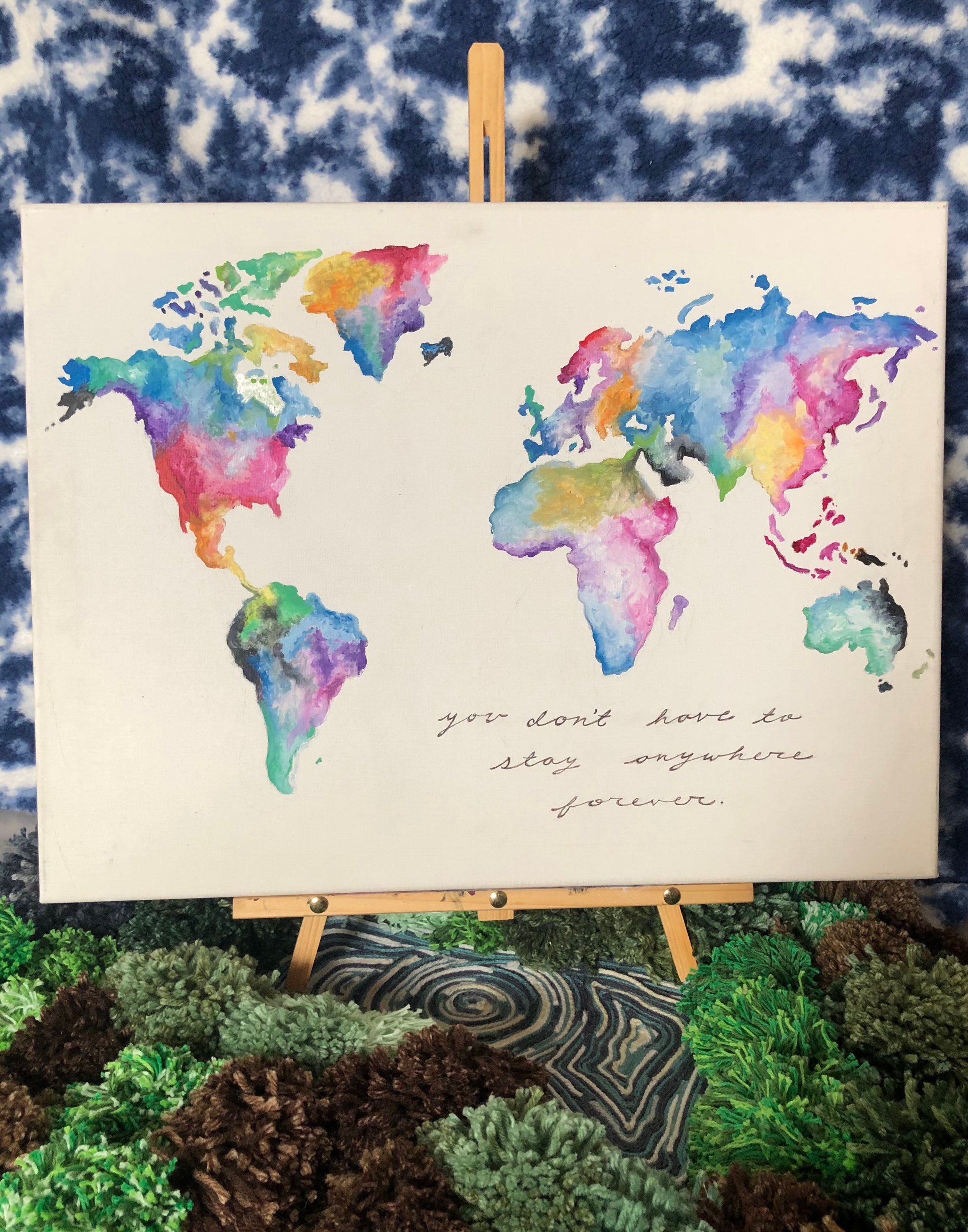 World Map Watercolor - Etsy