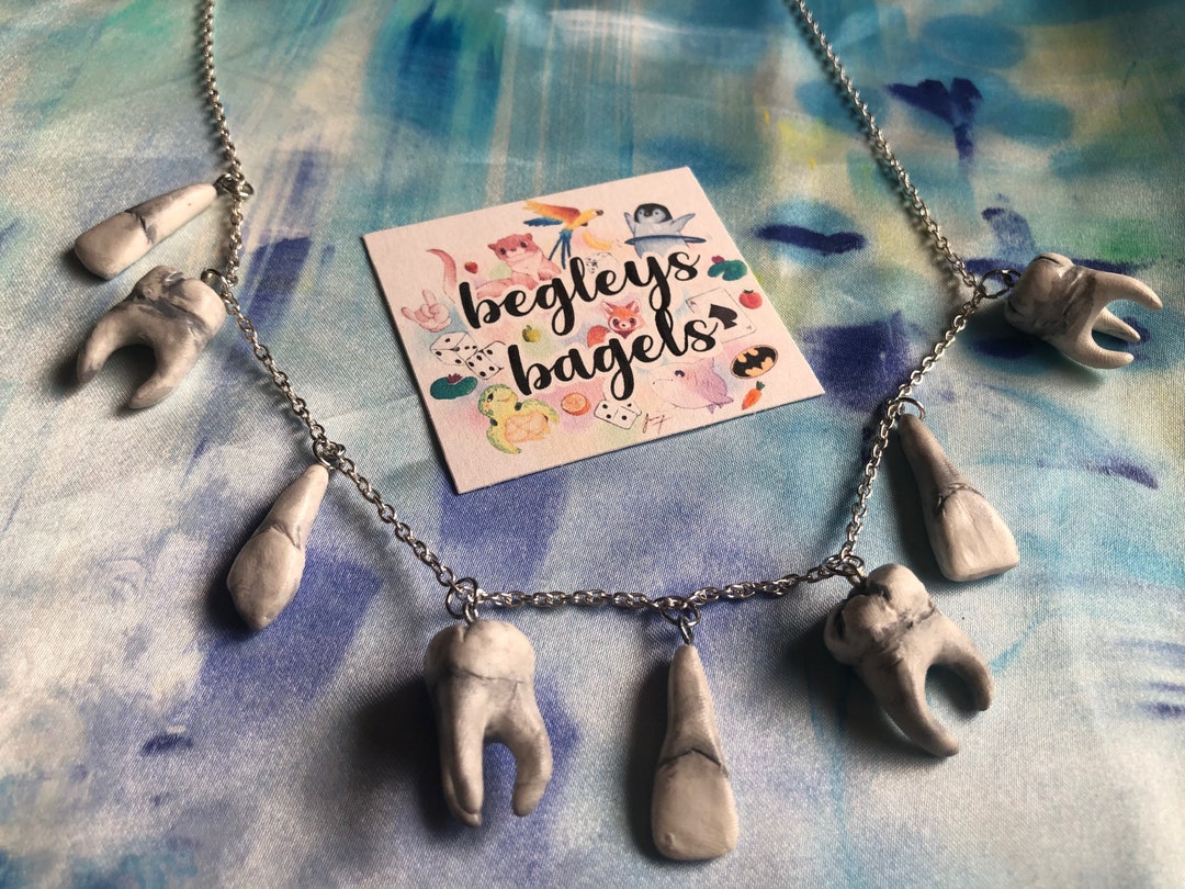Tooth Chain Necklace - Etsy