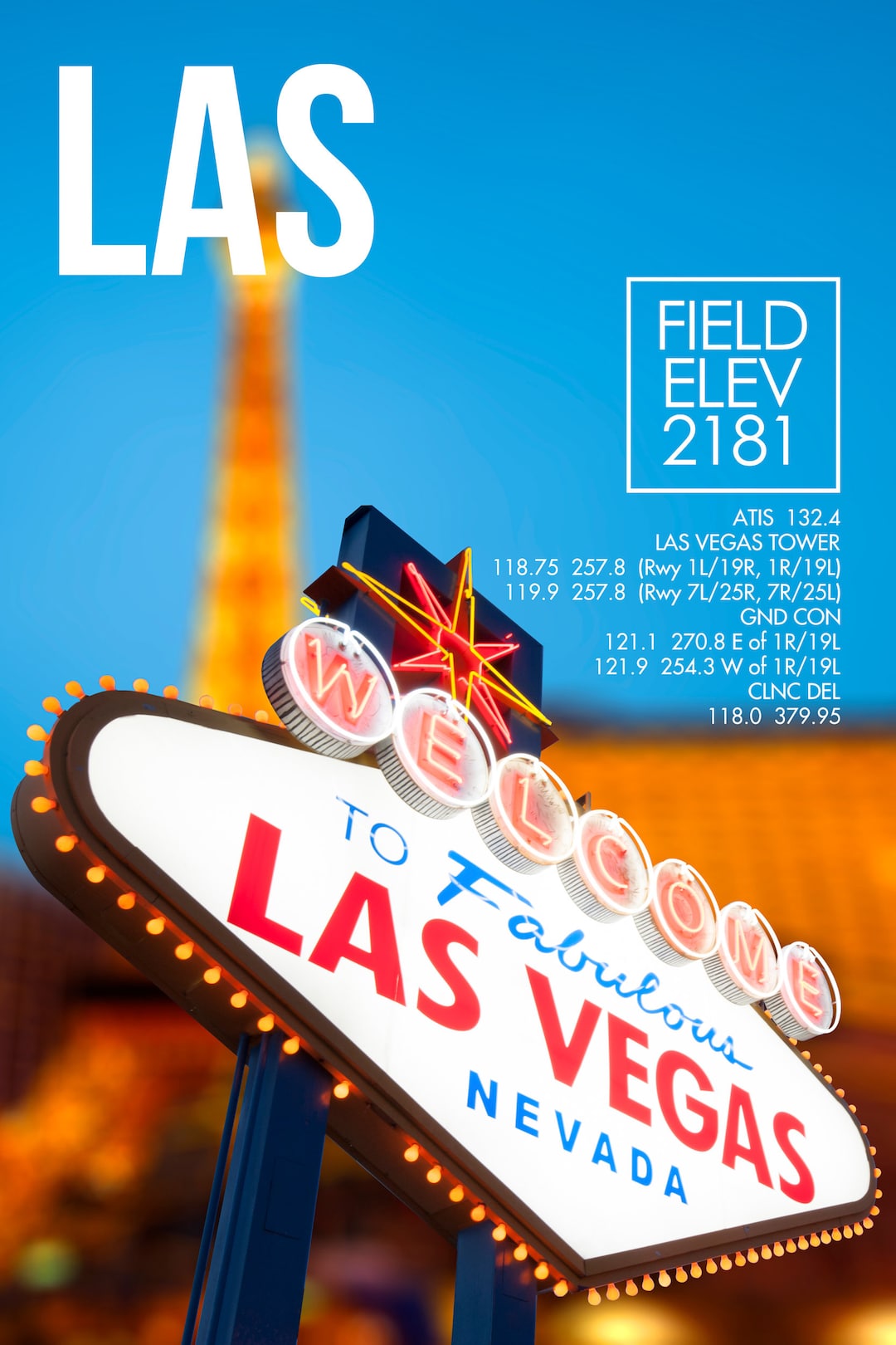 LAS ATC Las Vegas Airport Poster - Etsy
