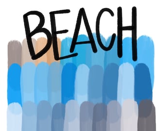 7 Custom Procreate Color Palettes Color Swatches for iPad Beach Color ...