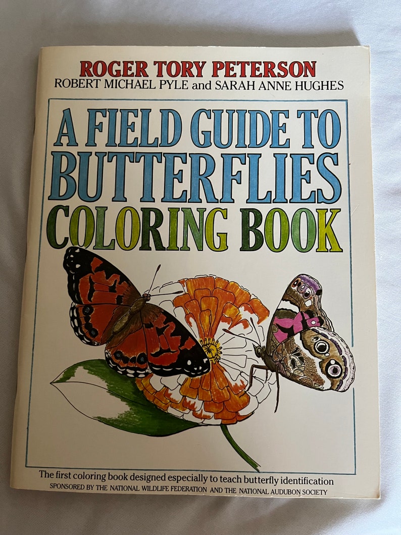 Vintage Audubon Society Field Guide Coloring Book for - Etsy