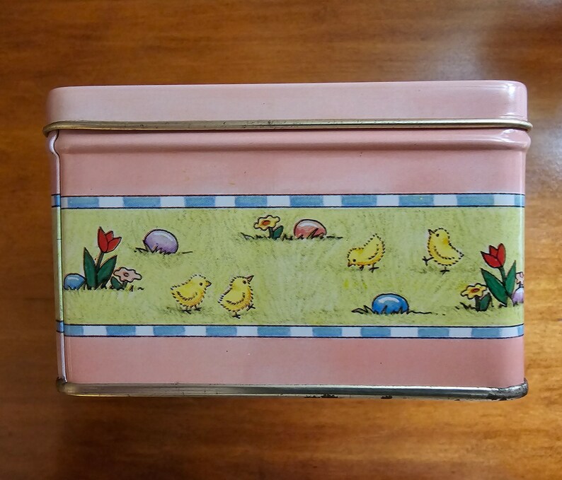 Vintage Mary Engelbreit Easter Candy Tin: Chicks & Eggs Design - Etsy