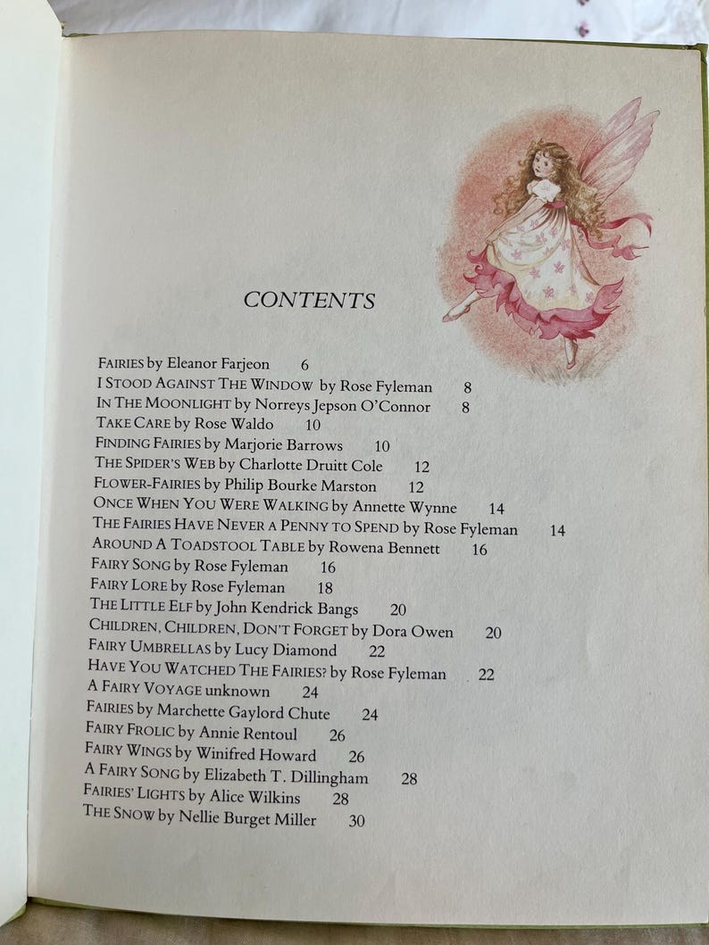 Fairy Poems for the Very Young, Illustrated by Beverly Manson Beautiful ...