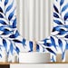 Blue Willow Leaves Removable Wallpaper-peel and Stick - Etsy