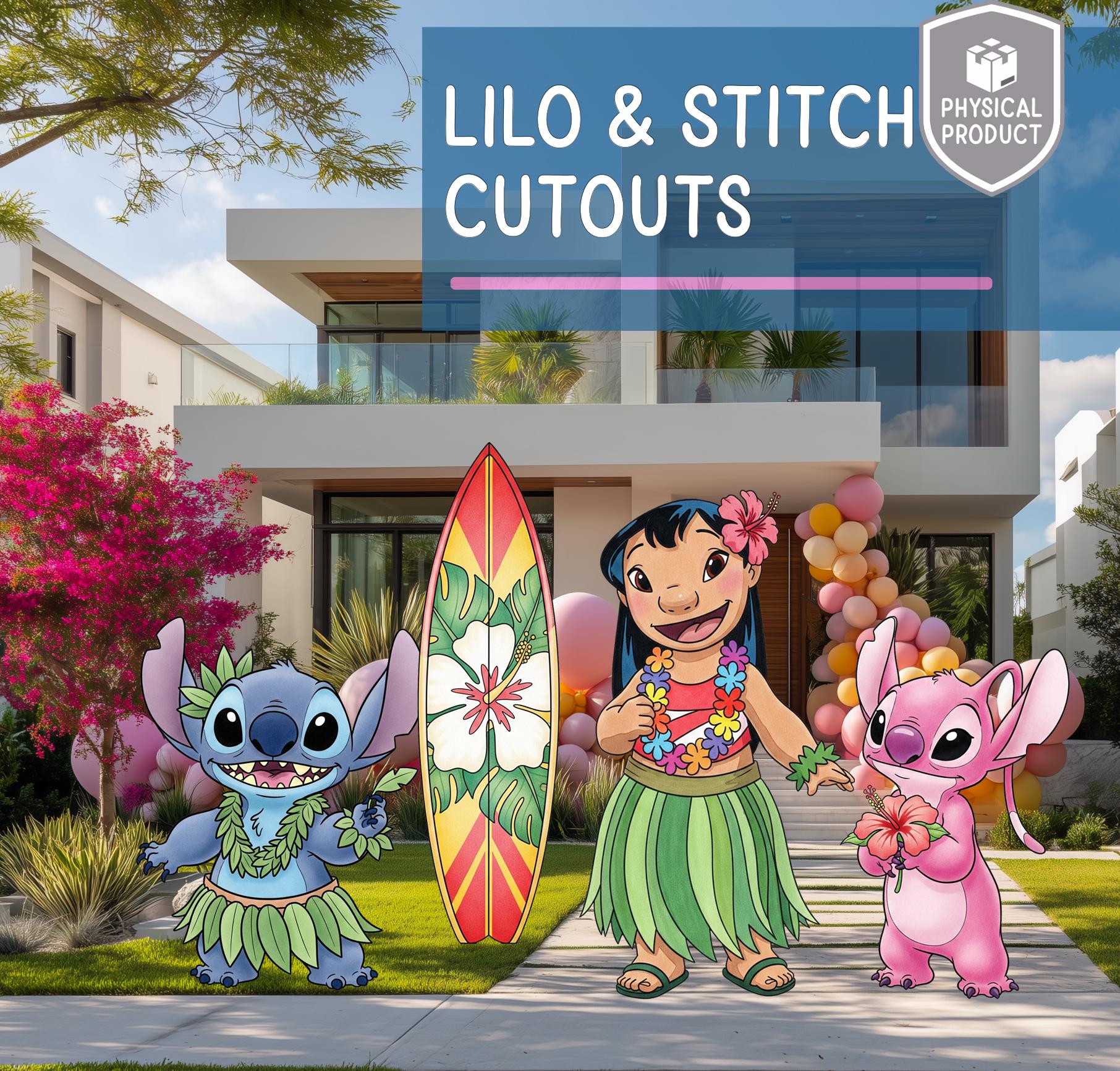 Lilo and Stitch Cutout, Birthday Decoration, Lilo and Stitch Baby ...