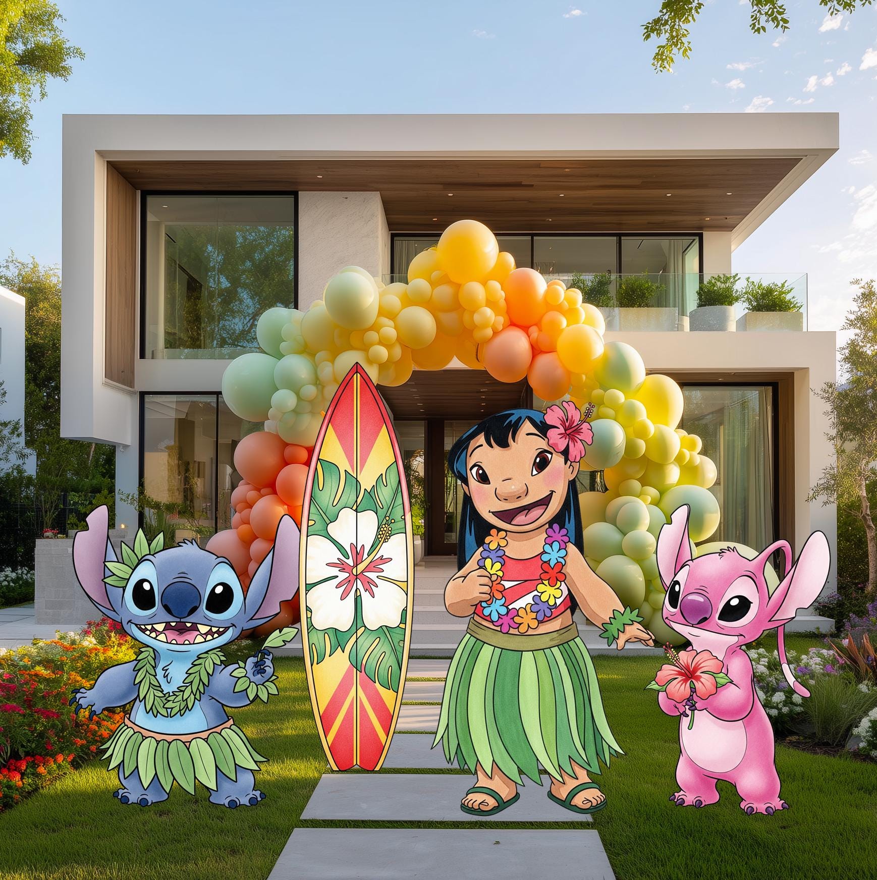 Lilo and Stitch Cutout, Birthday Decoration, Lilo and Stitch Baby ...