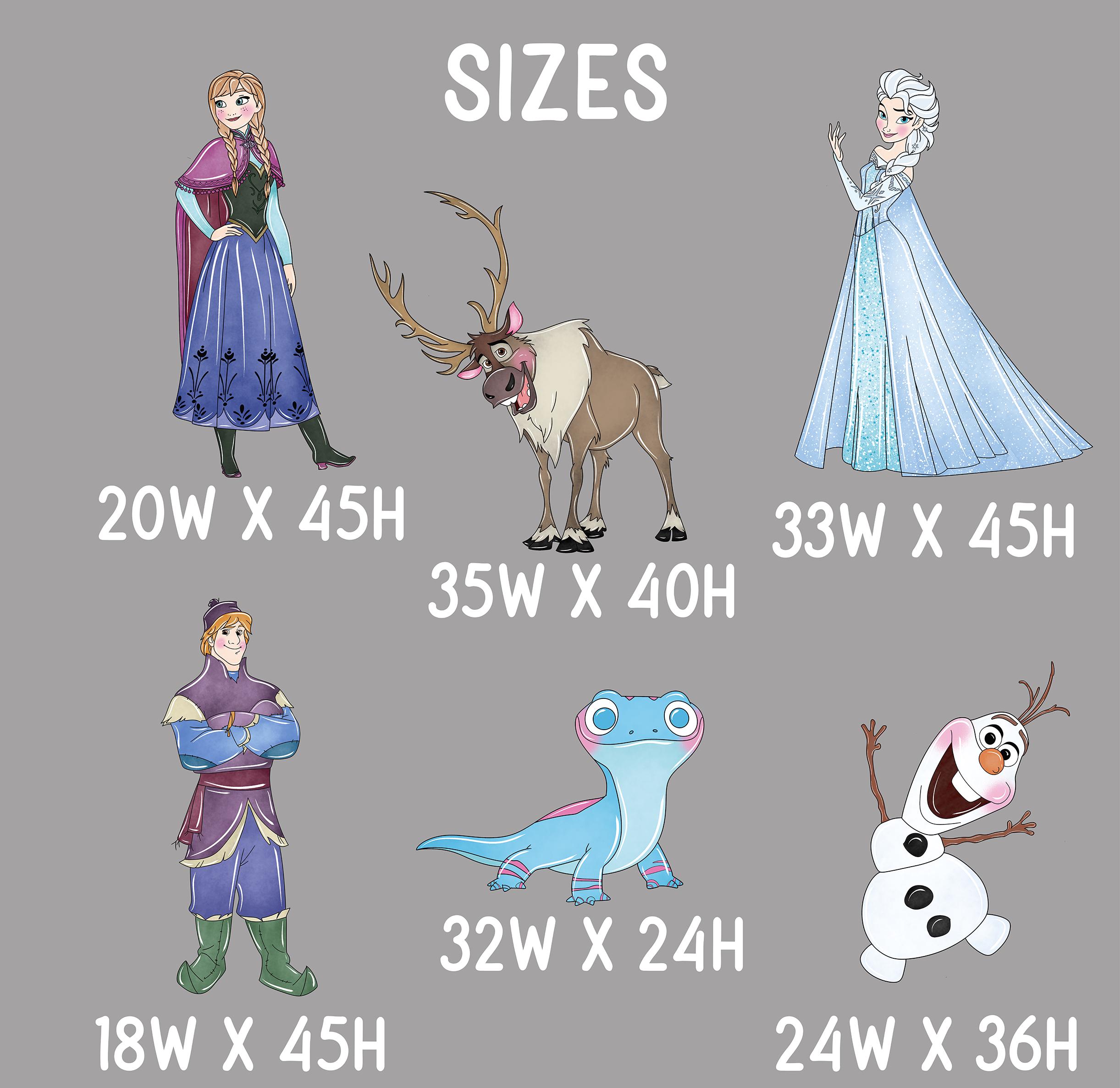 Frozen Cutouts, Elsa, Anna, Princess Party, Yard Sign, Blue Castle ...