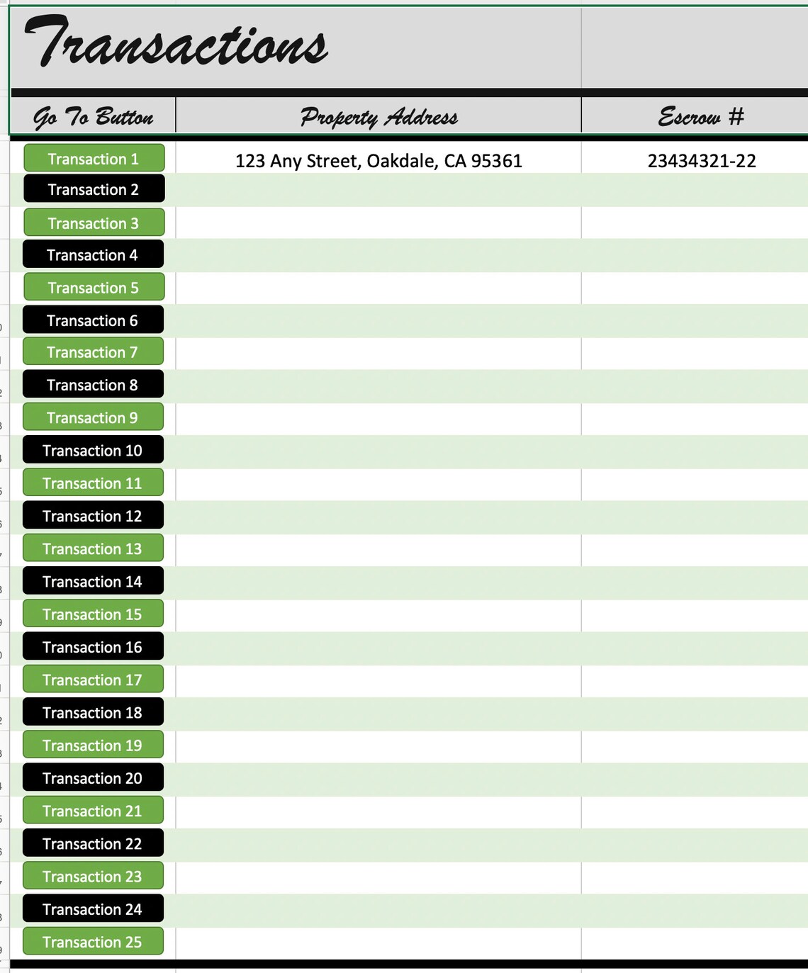 Real Estate Transaction Tracker - Etsy Australia