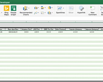 Real Estate Transaction Tracker, Realtor Checklist, Realtor Tracker ...